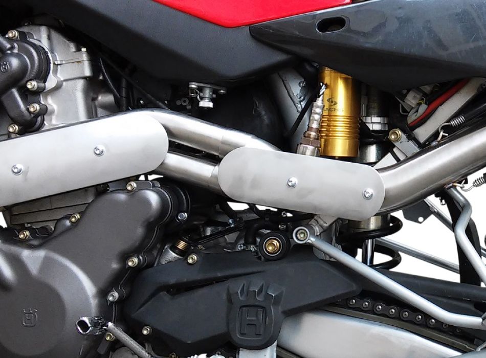 Scarico GPR compatibile con Husqvarna TE 610 E - SM 610 2005-2006, Furore Nero, Scarico semi ...