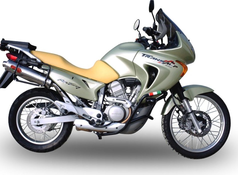 Scarico GPR compatibile con Honda Transalp XL 650 V 2000-2006, Trioval ...