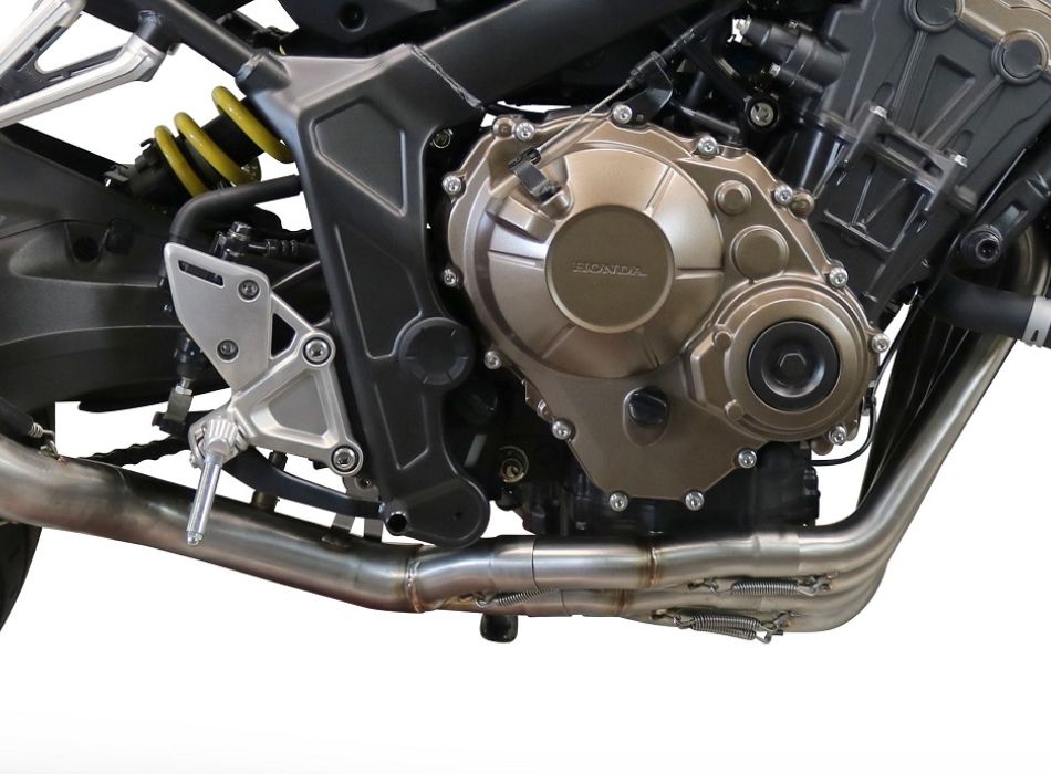 Scarico GPR compatibile con Honda Cb 650 R 2021-2023, Furore Evo4 Nero, Scarico completo ...
