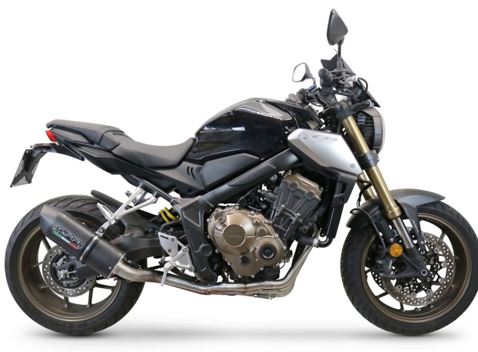 Scarico GPR compatibile con Honda Cb 650 R 2021-2023, Furore Evo4 Nero, Scarico completo ...