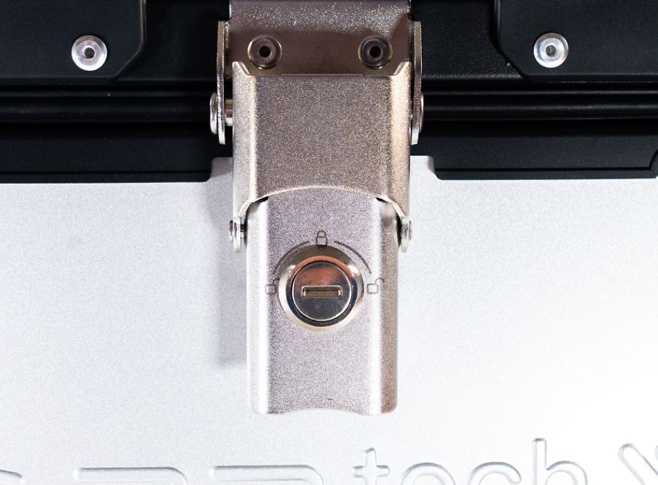 GPR TECH TOP CASE ALPI-TECH 55 LT SILVER Top case in aluminum, silver ...