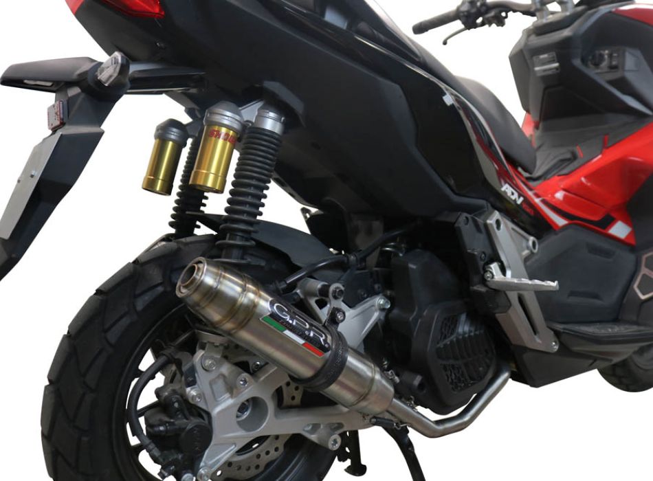 Exhaust compatible with Honda X-Adv 150 2020-2023, Deeptone Inox ...