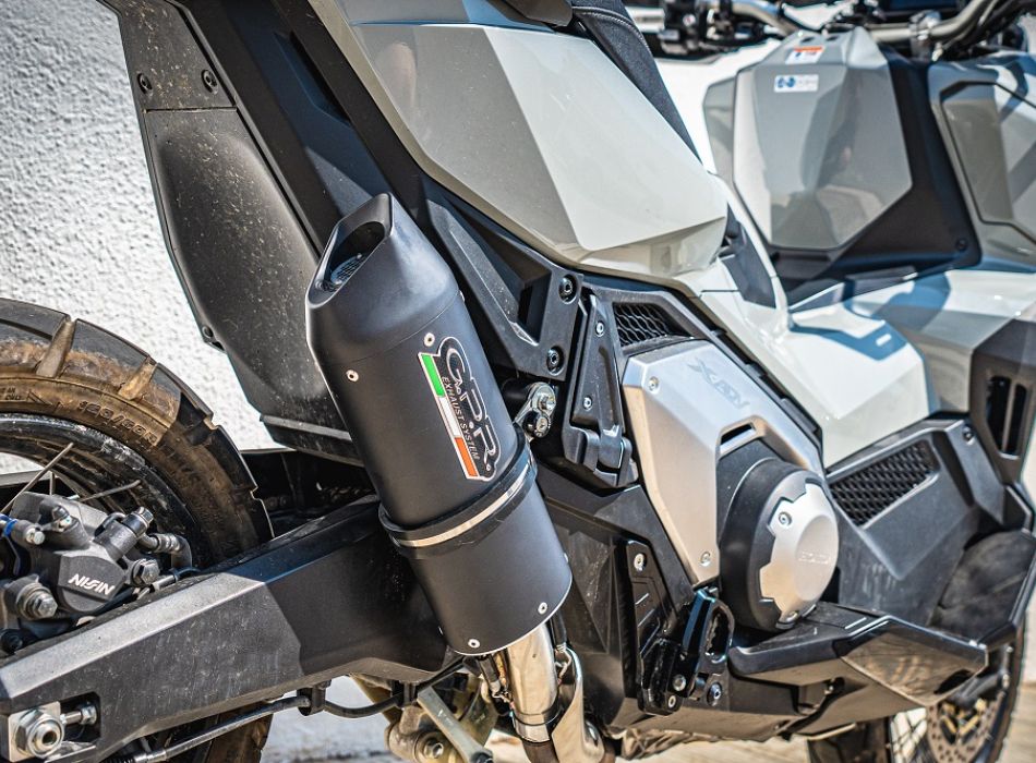 GPR exhaust compatible with Honda X-Adv 750 2021-2024, Furore Evo4 Nero ...