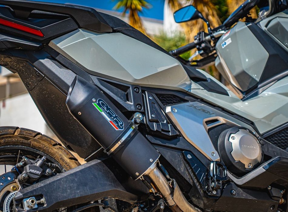 GPR exhaust compatible with Honda X-Adv 750 2021-2024, Furore Evo4 Nero ...