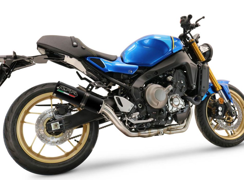 Scarico GPR compatibile con Yamaha XSR900 2022-2025, M3 Black Titanium ...