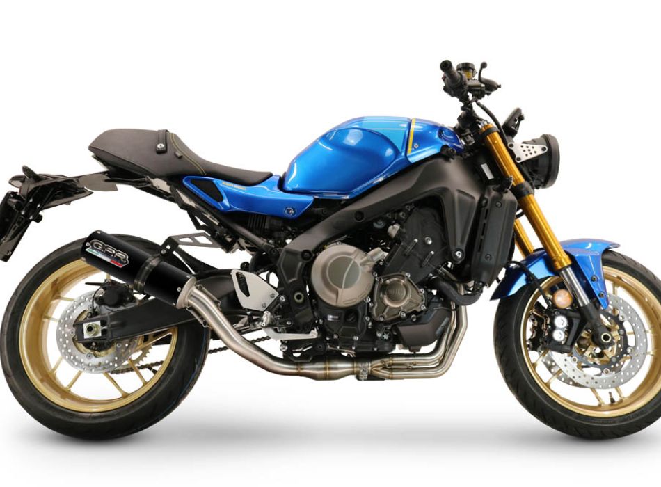 Scarico GPR compatibile con Yamaha XSR900 2022-2025, M3 Black Titanium ...