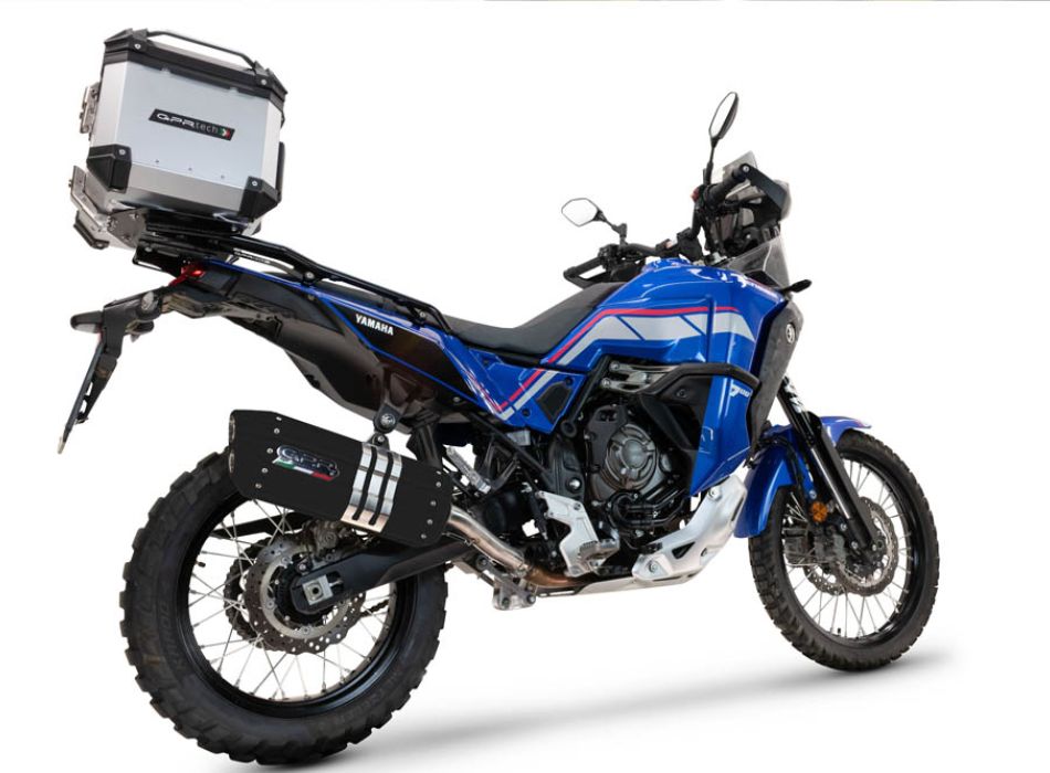 Exhaust compatible with Yamaha Tenere 700 2025-2026, Hyper Sonic Black ...